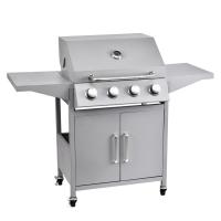 China Customized Logo Acceptable 4 Burners Gas BBQ Grill for end Grilling of Chicken and Beef for sale