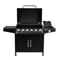 China 149*55*109 cm Gas Grill And Oven Bbq Stainless Hybrid Grill For Outdoor Barbecue for sale
