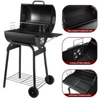 China Customizable Outdoor Charcoal Grill for Camping Party Dia. 4mm Chromed Cooking Grid for sale