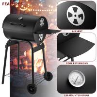 China Customizable Outdoor Charcoal Grill for Camping Party Dia. 4mm Chromed Cooking Grid for sale