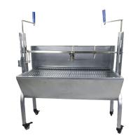 China Adjustable Height Rotisserie Grill Machine Stainless Steel Roaster for Outdoor BBQ Party for sale