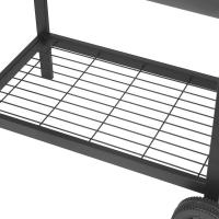 China 40*41 cm * 2 Cooking Area Steel BBQ Grill for Outdoor Patio Garden Deck Backyard Party for sale