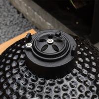 China 48*36*58cm Galvanized Portable Smoker Kamado Ceramic Grill with Lid and Ventilation for sale