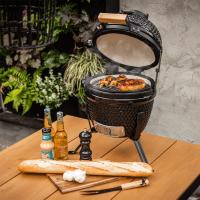 China 48*36*58cm Galvanized Portable Smoker Kamado Ceramic Grill with Lid and Ventilation for sale