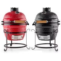 China 13 Inch Table Top Kamado Charcoal Ceramic Grill for Outdoor Camping Garden RV Tailgating for sale