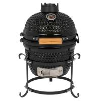 China 13 Inch Table Top Kamado Charcoal Ceramic Grill for Outdoor Camping Garden RV Tailgating for sale
