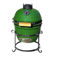 China 13 Inch Table Top Kamado Charcoal Ceramic Grill for Outdoor Camping Garden RV Tailgating for sale