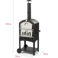 China Grills Outdoor Pizza Oven Barbecue Stove with Professional Powder Coated BBQ Grill for sale