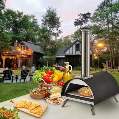 China 16 Inch Black Carton Horno Single Pizza Oven with and Customized Logo Acceptable for sale