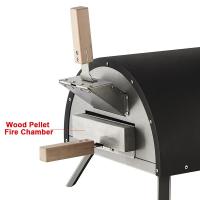 China 16 Inch Black Carton Horno Single Pizza Oven with and Customized Logo Acceptable for sale