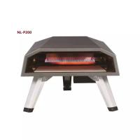 China Portable Gas Pizza Oven with Temprature Control 12 16 Inch Stainless Steel Baking Oven for sale