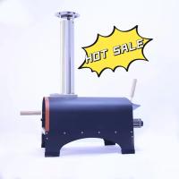 China Stainless Steel Portable Wood Fire Pizza Oven With Chimney Embers For Camping Cooking for sale