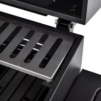 China Natural Gas Customized Logo Acceptable Stainless Steel BBQ Grill with Side Bunner for sale