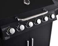 China Camping Rotisserie Gas Grill with 7 Burners 36.8kg Weight and Powder Coated Finish for sale