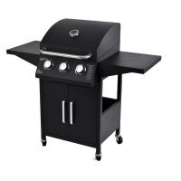 China 26.8kg Portable Gas Bbq Grill with Trolley Outdoor Rotisserie Roaster Barbecue for sale
