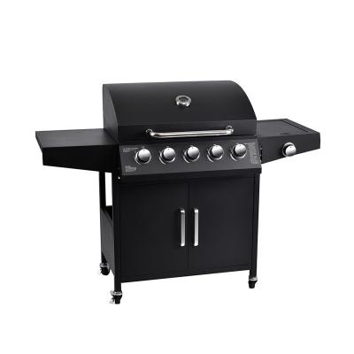 China Propane Fuel Burners Barbecue Smoke Stove Rotisserie Chicken Food Truck Cart With Gas Grill And Fryer Machine for sale