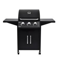 China Stainless Steel Propane Rotisserie Gas BBQ Grill 3 Burners for Garden Outdoor Camping for sale