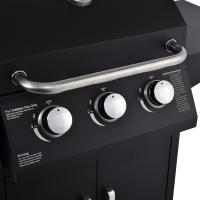 China Stainless Steel Propane Rotisserie Gas BBQ Grill 3 Burners for Garden Outdoor Camping for sale