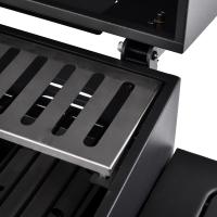 China 40000BTU Stainless Steel Gas 3 1 Burners BBQ Trolley Gas BBQ Grill Outdoor with Cabinet for sale