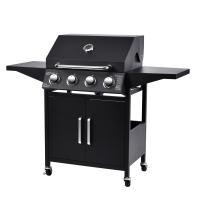 China Easily Assembled 4-Burner Stainless Steel Infrared Gas BBQ Grill for Outdoor Grilling for sale