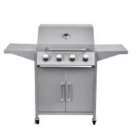 China Easily Assembled 4-Burner Stainless Steel Infrared Gas BBQ Grill for Outdoor Grilling for sale