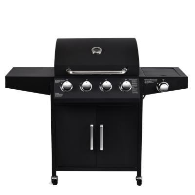 China 430SS Warming Grid 4 1 Burners Stainless Steel Gas BBQ Grill for Modern Style Cooking for sale