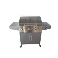 China YF-01ZW06-BS Heavy-Duty Stainless Steel 6 1 Burners BBQ Gas Grill with Powder Coating for sale