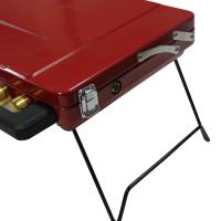 China Outdoor Cooktop for Camping Small Gas Stove 2 Burner Durable and Disposable BTU 22000 for sale