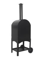 China Outdoor Courtyard Charcoal Oven for Baking Pizza Portable and 30.5*30.5cm Stone Size for sale