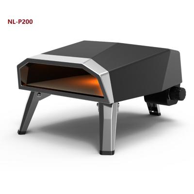 China Gas Powered 12inch Portable Kitchen Pizza Maker Baking Machine for Outdoor Commercial for sale