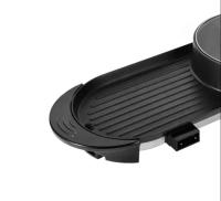 China 230V 2 in 1 Multi-function 2200W Cast Aluminum Non-stick Cooking Pan Grill With Hot Pot for sale
