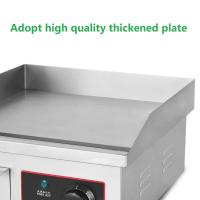 China Stainless Steel Flat Bottom Table Electric Griddles for Kitchen Restaurant Equipment for sale