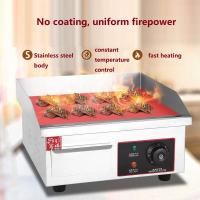 China Stainless Steel Flat Bottom Table Electric Griddles for Kitchen Restaurant Equipment for sale