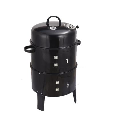 China Chrome Plated 3 In 1 Charcoal BBQ Grill for Versatile Cooking and Rotisserie Roasting for sale