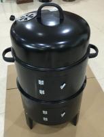 China Chrome Plated 3 In 1 Charcoal BBQ Grill for Versatile Cooking and Rotisserie Roasting for sale
