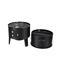 China Chrome Plated 3 In 1 Charcoal BBQ Grill for Versatile Cooking and Rotisserie Roasting for sale