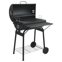 China Folding Charcoal Grills Smokeless Outdoor Smoker Traiger with Chrome Plated Finish for sale