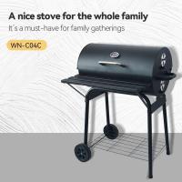 China Folding Charcoal Grills Smokeless Outdoor Smoker Traiger with Chrome Plated Finish for sale