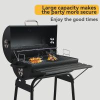 China Folding Charcoal Grills Smokeless Outdoor Smoker Traiger with Chrome Plated Finish for sale