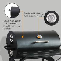 China Folding Charcoal Grills Smokeless Outdoor Smoker Traiger with Chrome Plated Finish for sale