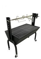 China High Temp Easy Moving Outdoor Charcoal Smoker BBQ Grill Trailer with Customized Logo for sale