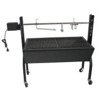 China Powder Coated Automatic Rotating Rotisserie Lamb Rotated BBQ Grill for Easy Assembly for sale