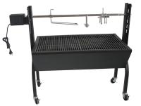 China Powder Coated Automatic Rotating Rotisserie Lamb Rotated BBQ Grill for Easy Assembly for sale