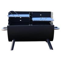 China Metal Type Cold Rolled Steel Charcoal Grill BBQ Pellet Rotisserie Smoker for Outdoor for sale