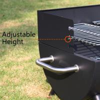 China Metal Type Cold Rolled Steel Charcoal Grill BBQ Pellet Rotisserie Smoker for Outdoor for sale