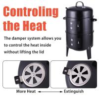 China Black 3 In 1 Heavy Duty For Outdoor Camping Electric Smokeless Gas Electric Outdoor Table Outdoor Commercial for sale