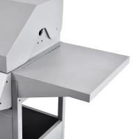 China Outdoor Commercial Stainless Steel Gas BBQ Grill with Side Table Custom Logo Acceptable for sale