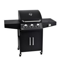 China Enjoy Smoke-Free Camping and Barbecue with 4-Burner Steel Gas Stove in Outdoor Garden for sale