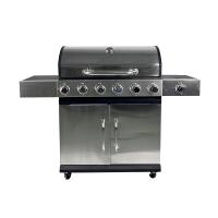 China 5 Burner Smokeless Propane Gas Outdoor Camping Bbq Cooking Oven Grill with Rotisserie for sale
