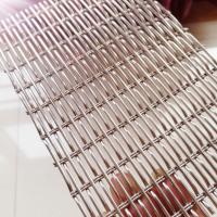 China Stainless Steel Brass Metal Decorative Crimped Woven Wire Mesh For Cabinet Doors for sale